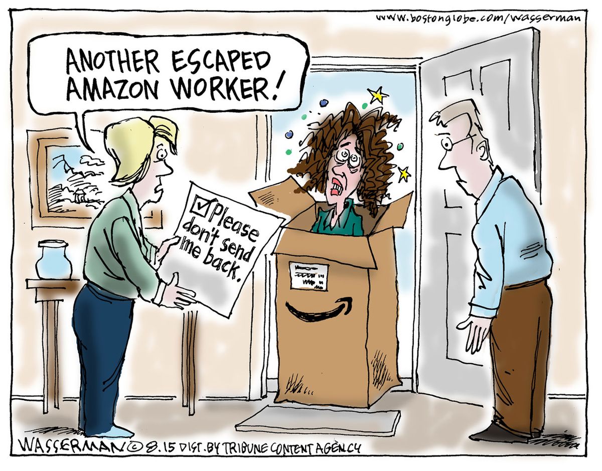 Editorial cartoon Amazon Workplace | The Week
