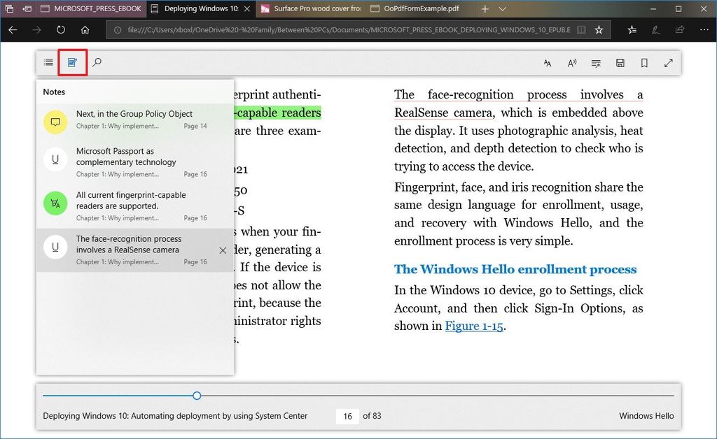 How to use Microsoft Edge's reading features in Windows 10 April 2018 ...