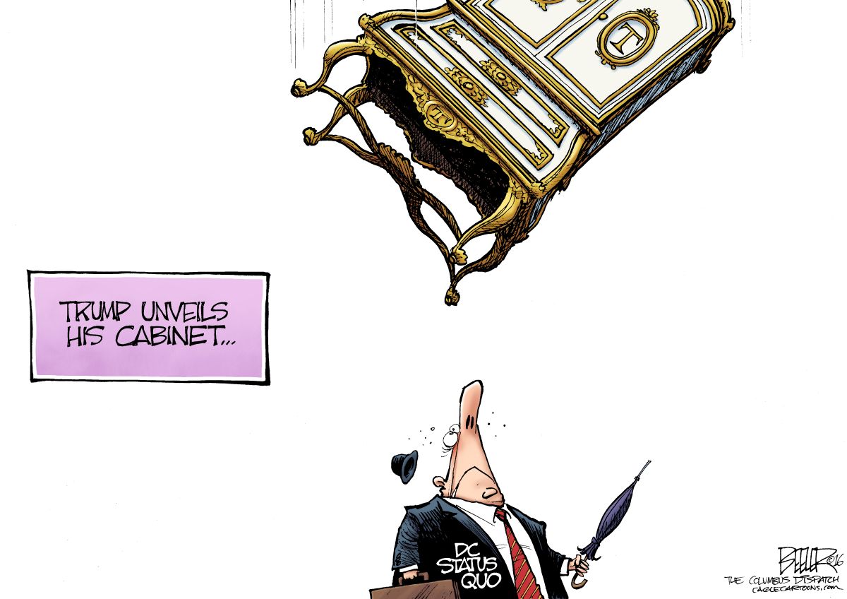 Political cartoon U.S. Donald Trump cabinet revealed | The Week