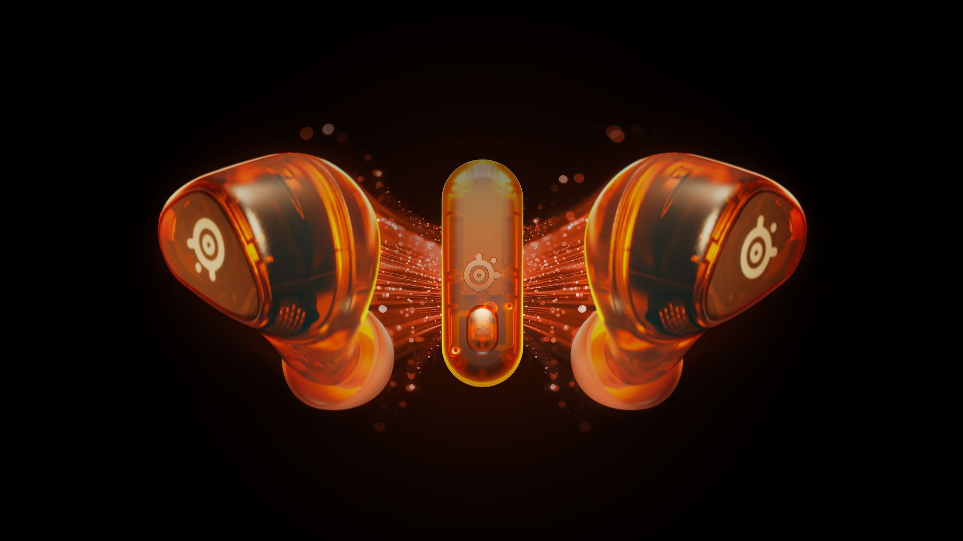 SteelSeries Arctis Gamebuds just dropped in transparent orange but miss ...
