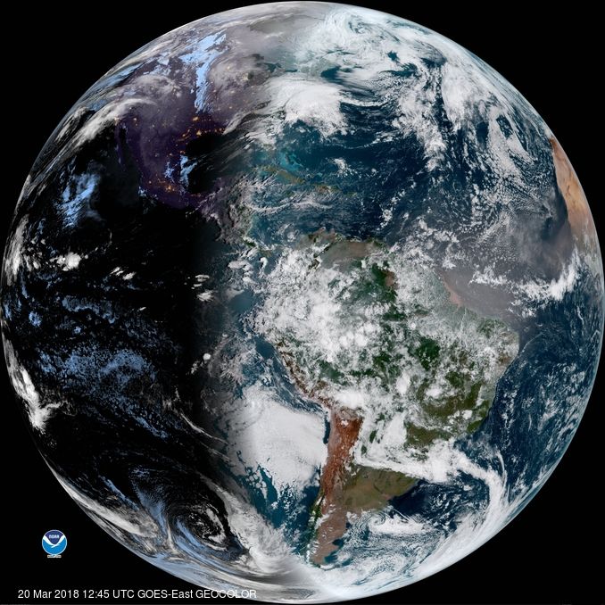 Vernal Equinox 2018: Satellite Sees First Day of Spring | Space