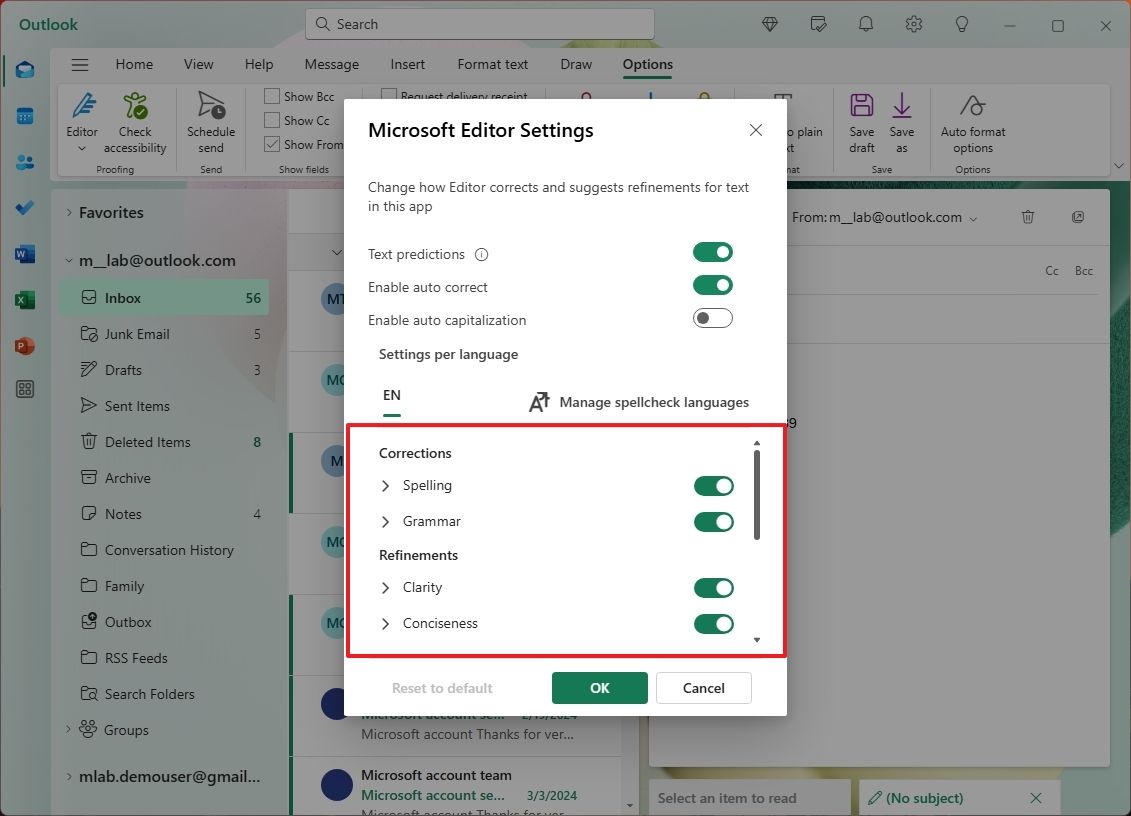 How to configure spell checker and autocorrect features on Windows 11 ...