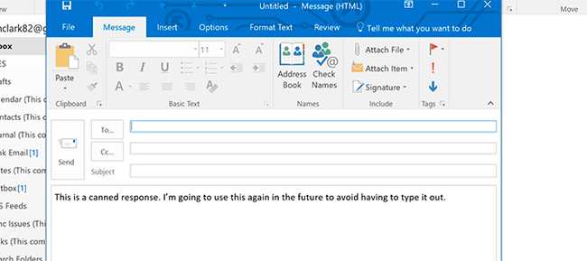How To Save An Email Template In Outlook Escons