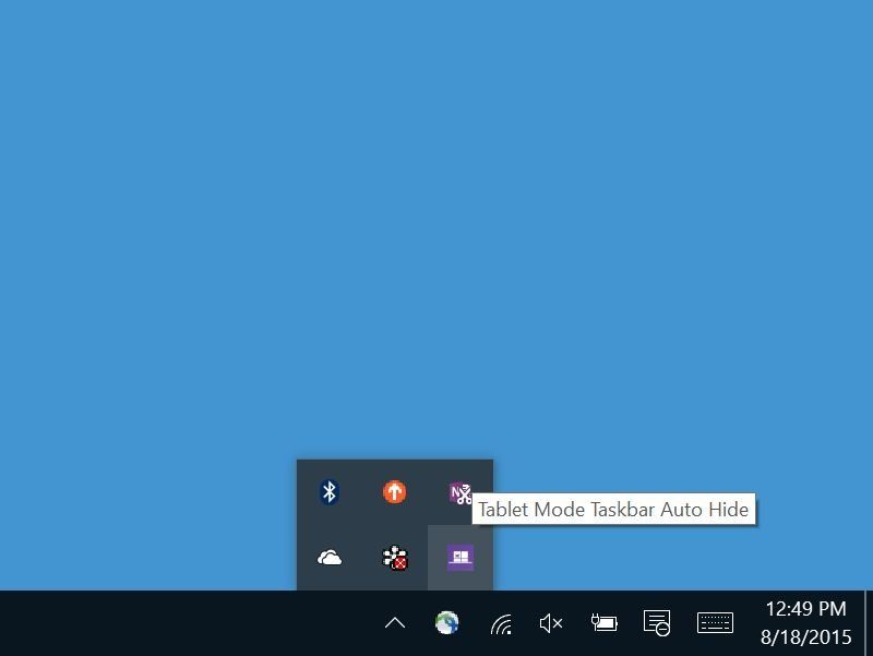 Windows 10 users can now get an app that hides the taskbar in tablet ...