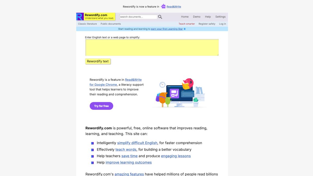 Rewordify: How to Use It to Teach Vocabulary | Tech & Learning