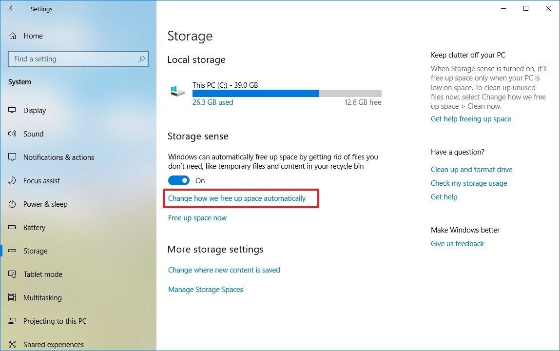 How to reclaim hard drive space after upgrading to the Windows 10 ...