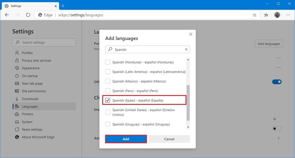 How to add and change languages on the new Microsoft Edge | Windows Central