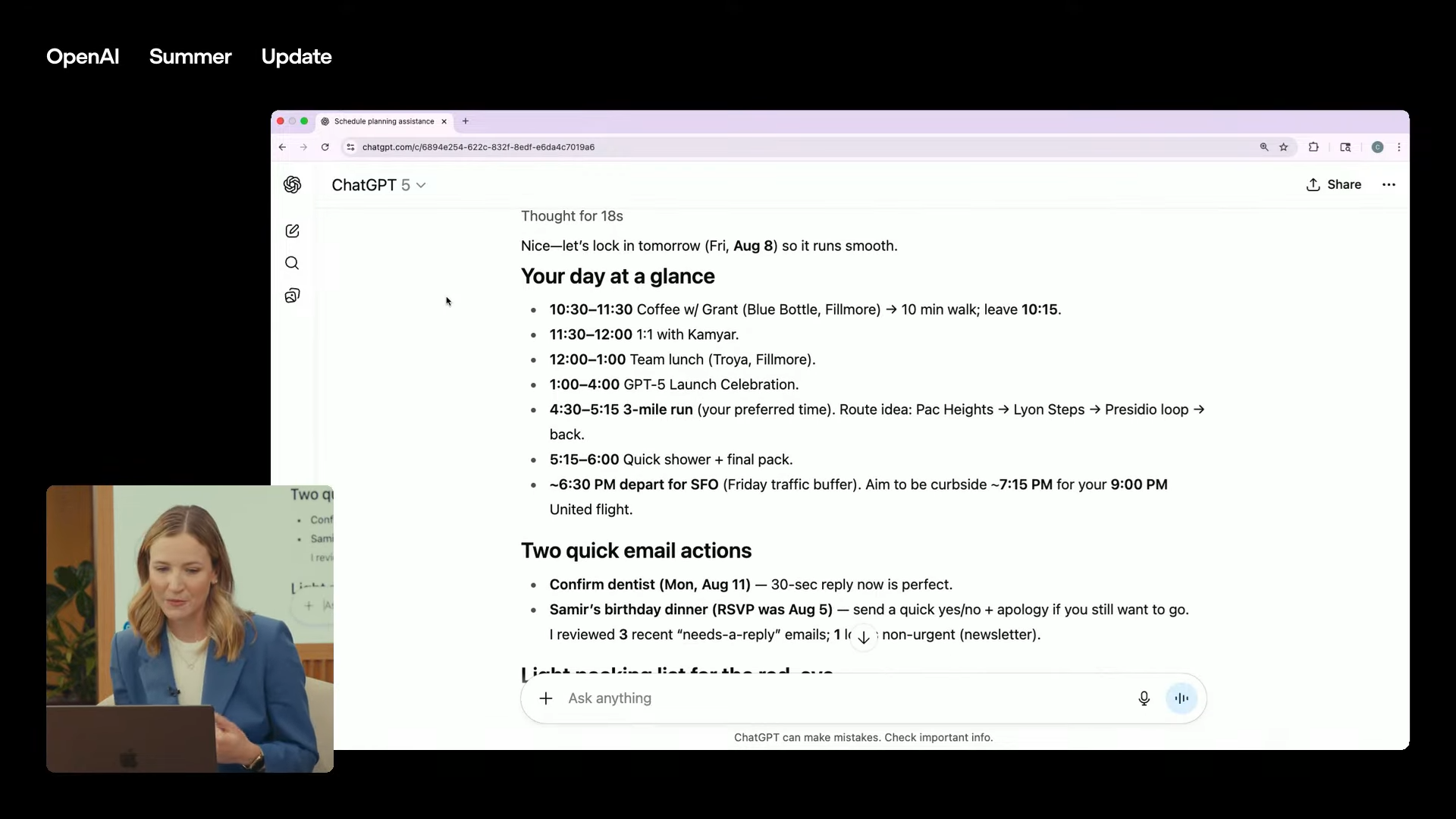 ChatGPT is inside your Gmail inbox and reviewing your calendar (with ...