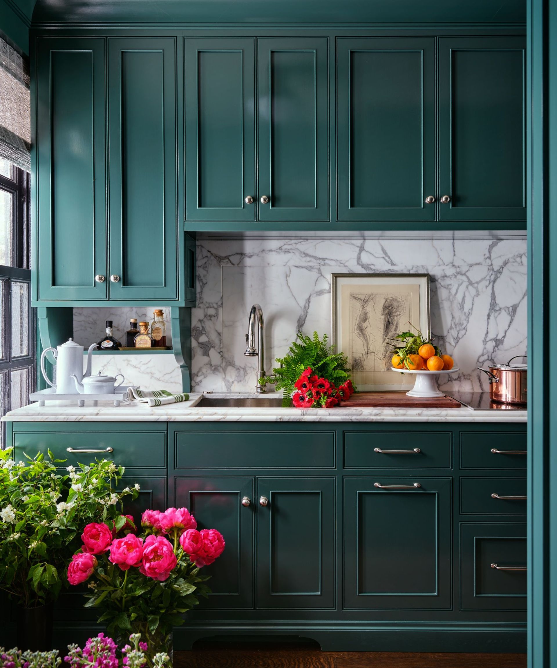 Color-drenched kitchens that prove this paint trend is timeless | Homes ...