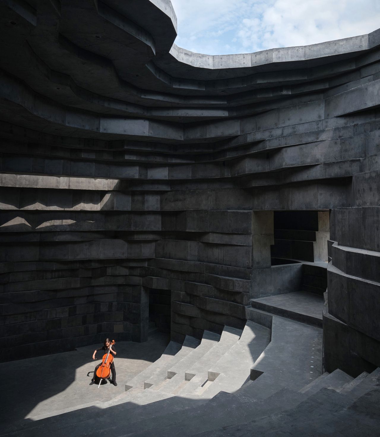 Open Architecture composes sculptural open-air concert hall | Wallpaper*