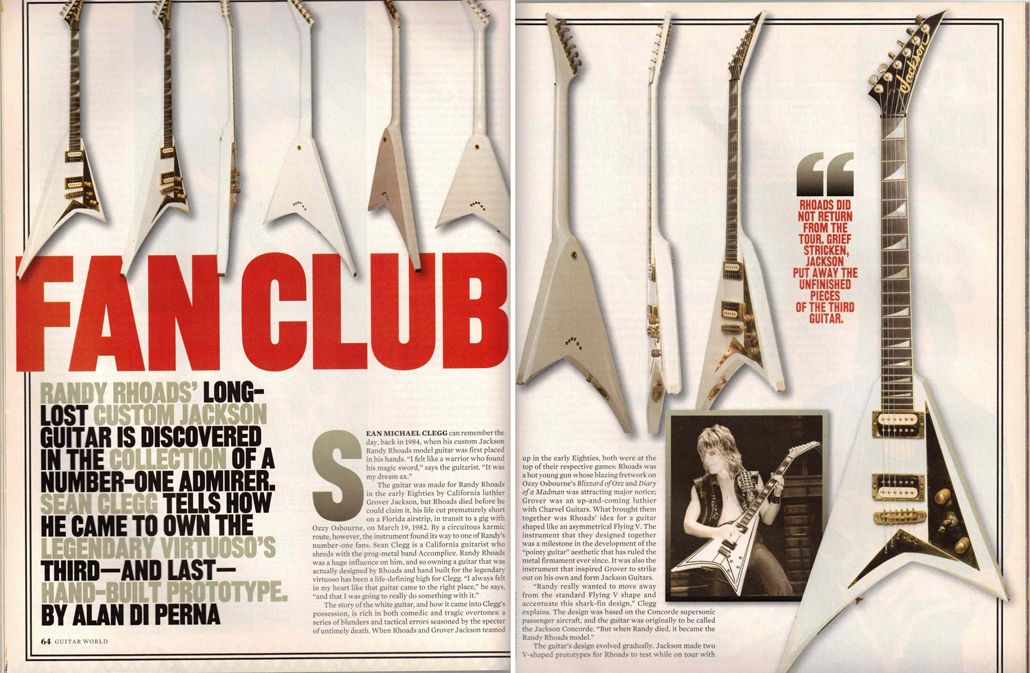 Randy Rhoads’ prototype Jackson RR3, once lost for 25 years, goes up ...