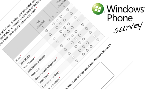 January Windows Phone 7 survey available | Windows Central