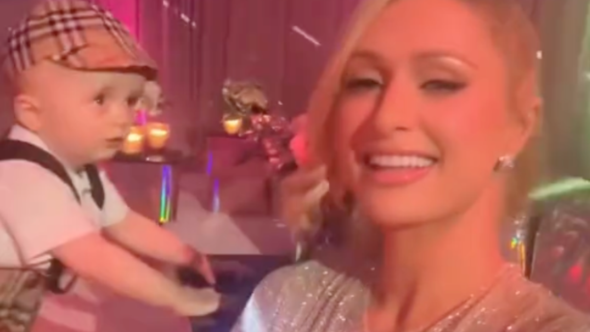 Paris Hilton Jokes "Clubitis Is Hereditary" in Son Phoenix | Marie Claire