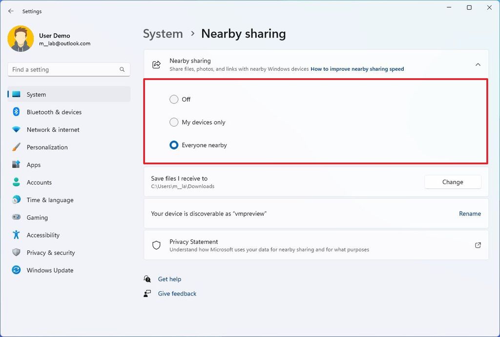 How to use Nearby sharing on Windows 11 | Windows Central