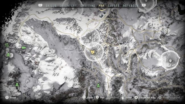 Horizon Zero Dawn: Frozen Wilds bluegleam locations | GamesRadar+