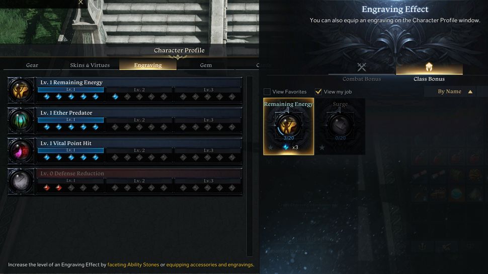 Lost Ark Engravings guide and how to use Ability Stones | GamesRadar+