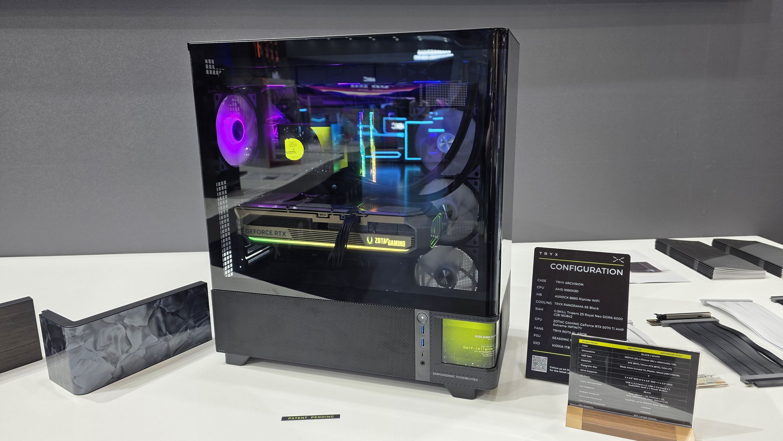 Tryx's new PC case has an embedded curved display | Tom's Hardware