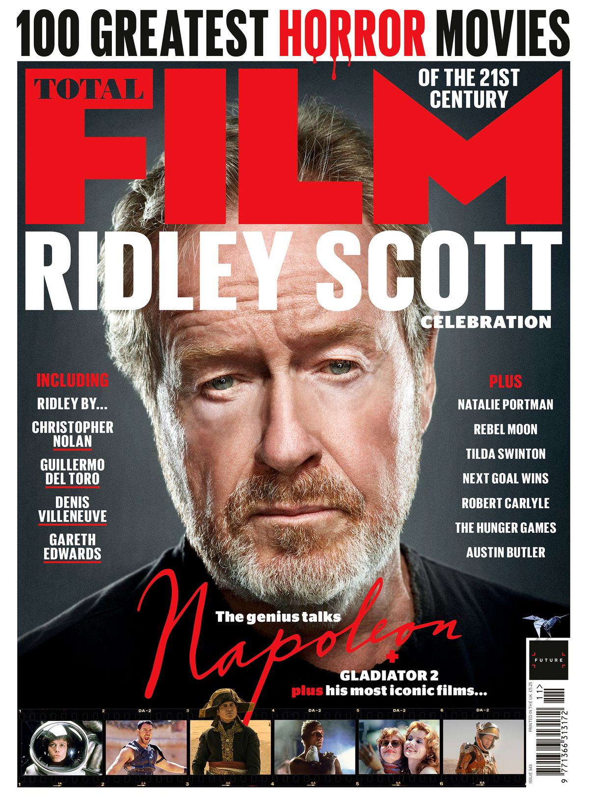 Ridley Scott is on the cover of the new issue of Total Film | GamesRadar+