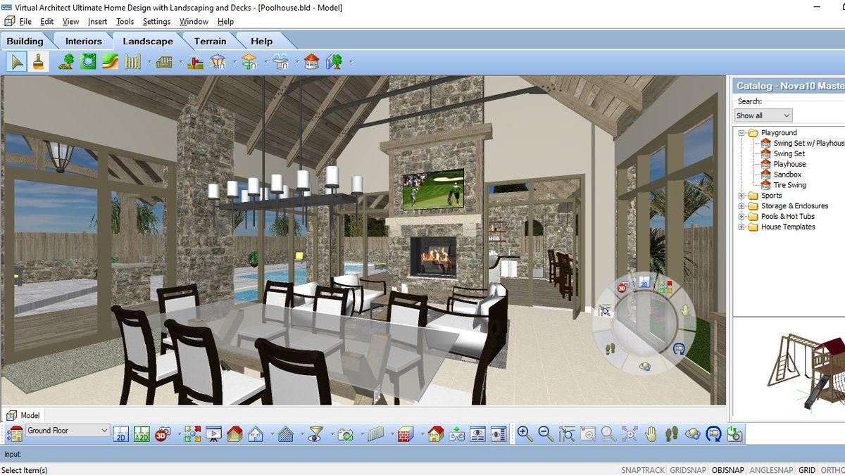 Virtual Architect Ultimate with Landscaping and Decks Design 10 review ...