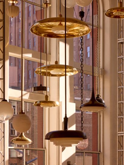 Roman and Williams’ celestial New York lighting exhibition | Wallpaper*
