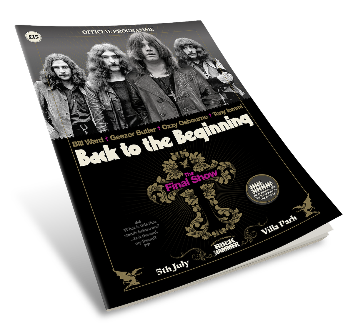 Oh Lord, yeah: Black Sabbath team up with the Big Issue, Classic Rock ...