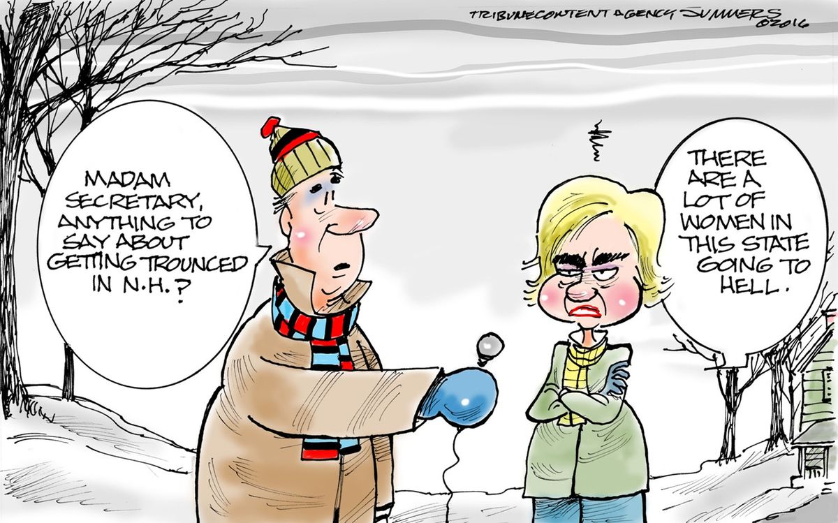 Political Cartoon U.S. Hillary Women | The Week