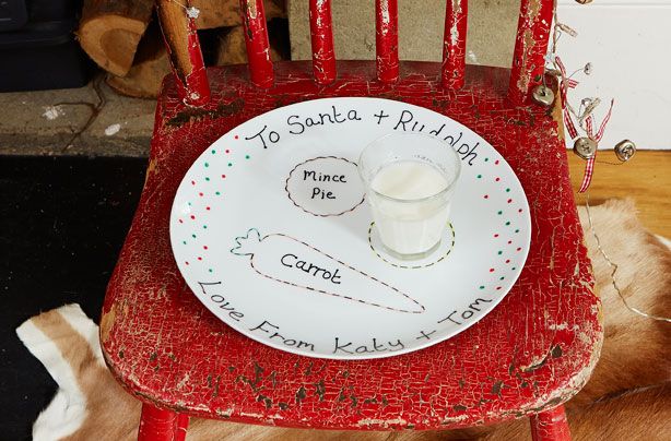 Homemade Santa plate | GoodtoKnow