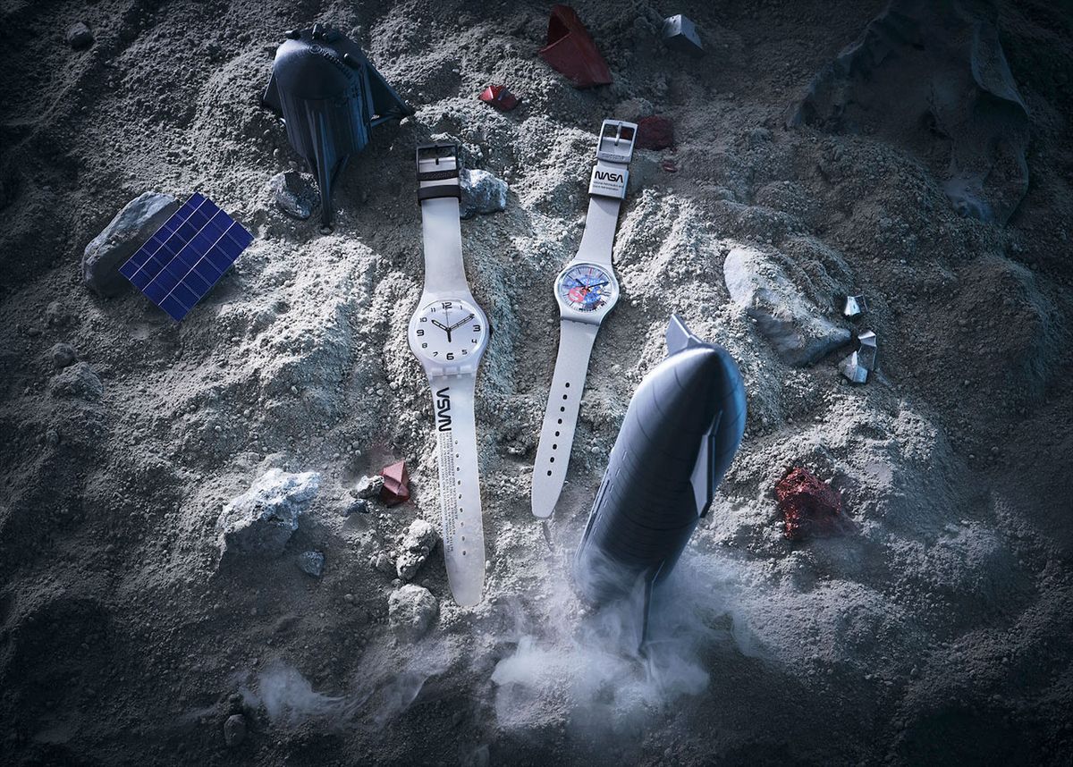 Swatch takes hues from NASA spacesuits for space watch collection | Space