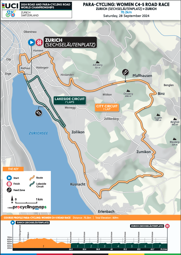 UCI Road World Championships 2024 - road race routes | Cycling Weekly