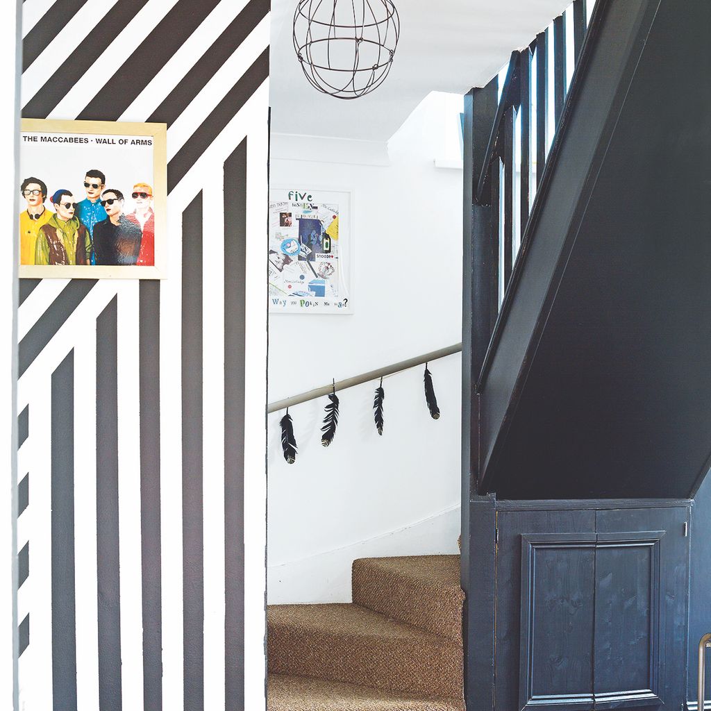How to paint stripes on a wall: a step-by-step guide | Ideal Home