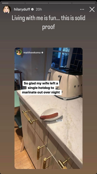 Hilary Duff has this Smeg toaster in her kitchen | Homes and Gardens