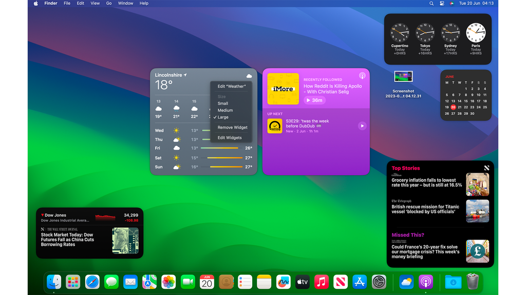 How to (finally) place and edit widgets on your Mac's desktop with ...