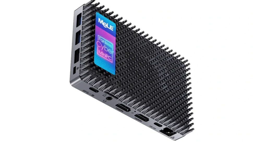 This silent mini PC uses a spiky heatsink to stay cool all day while ...