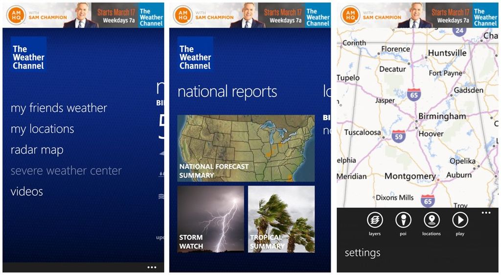 Top Windows Phone weather apps for severe weather season | Windows Central