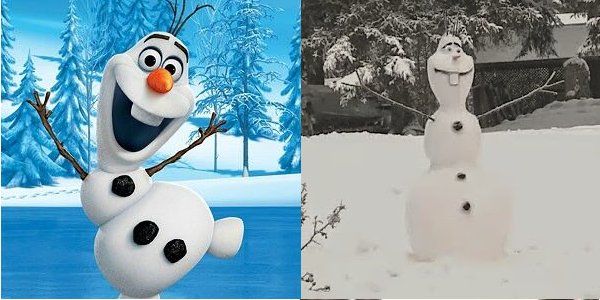 This Man Built The Perfect Olaf From Frozen For His Grandson | Cinemablend