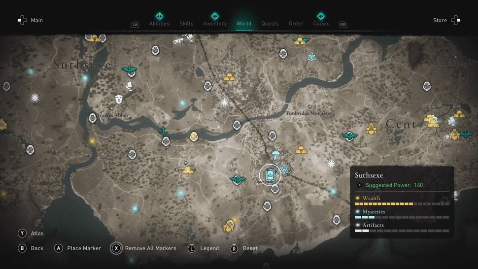 Assassin's Creed Valhalla Excalibur - how to collect Treasures of ...