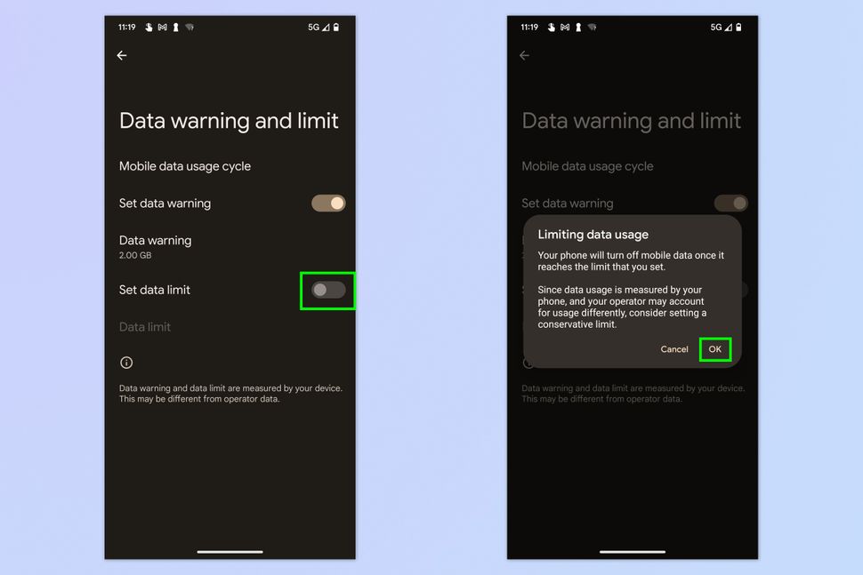 How to set data limits on Android | Tom's Guide