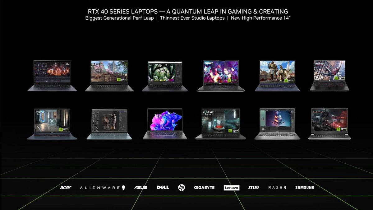 Nvidia's RTX 40 Laptop GPUs Promise High Speed, Low Power | Tom's Hardware