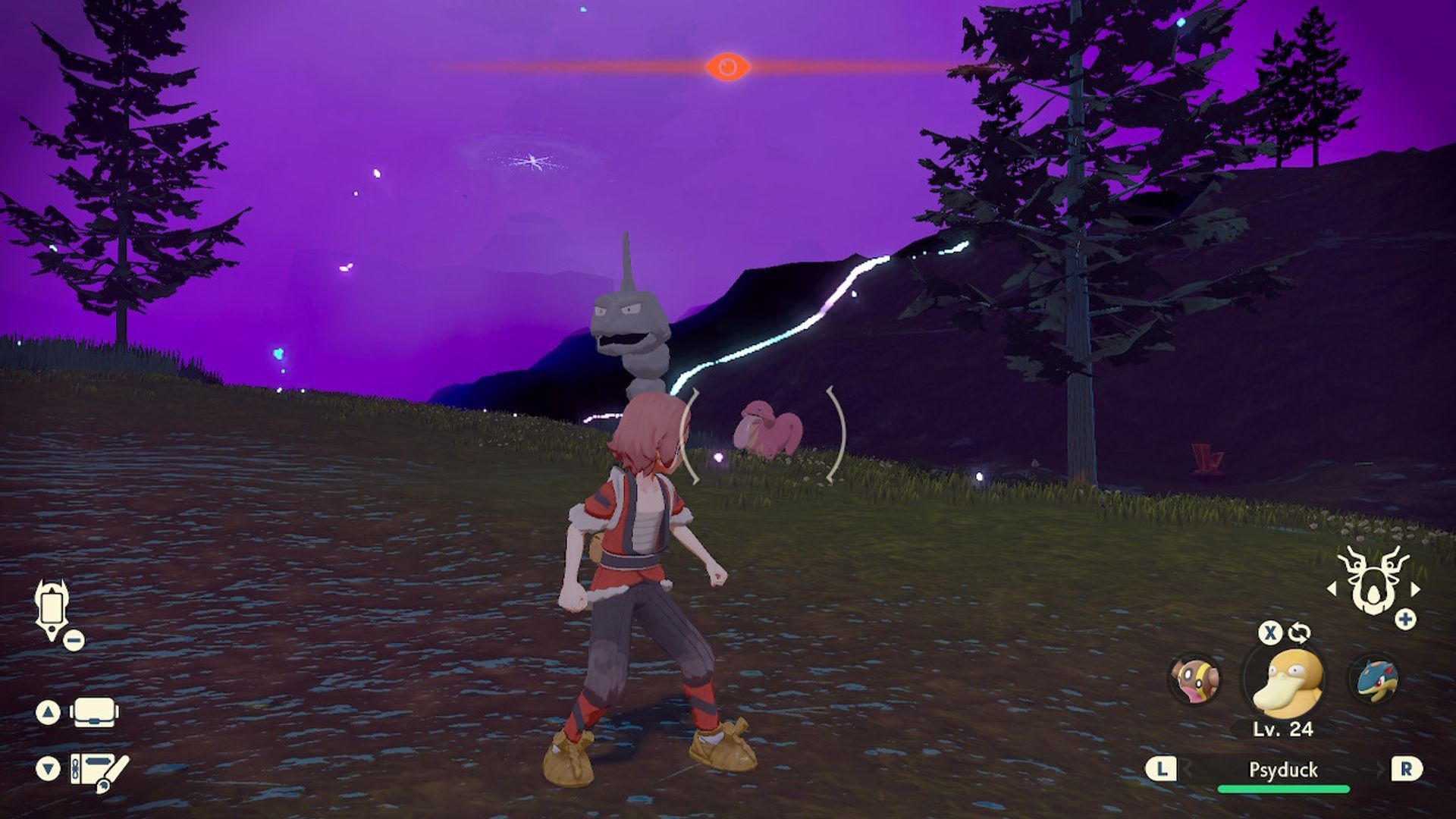 It turns out, running in a circle completely breaks Pokemon Legends ...