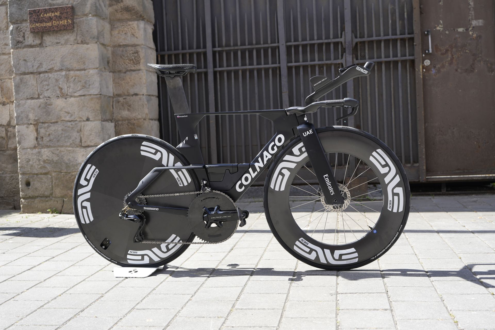 Tadej Pogačar’s Tour de France Colnago time trial bike setup | Cycling ...