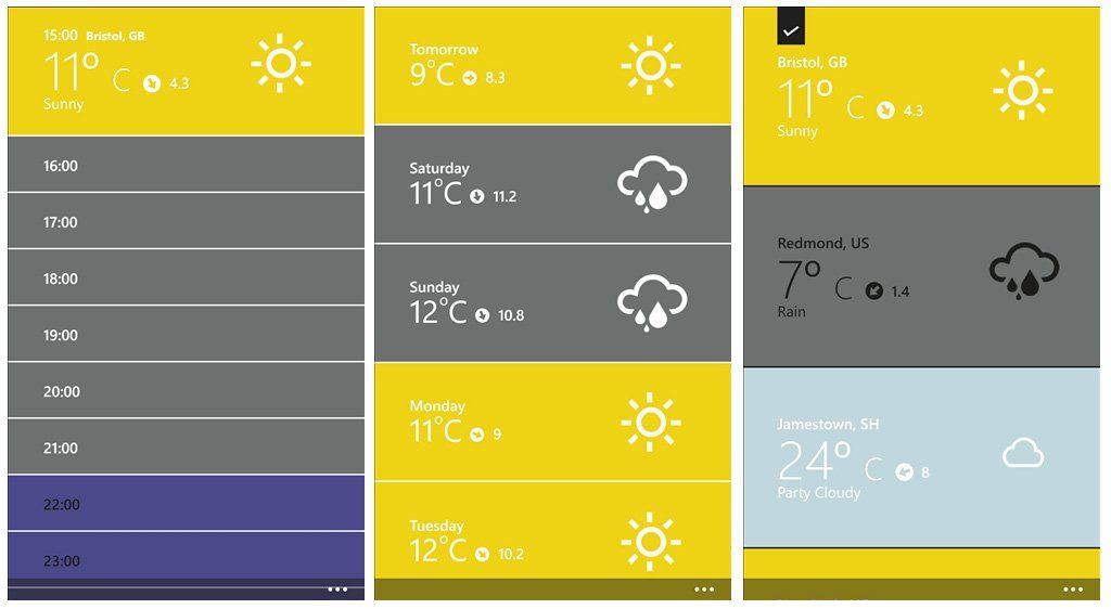 The Forecast, a uniquely simple Windows Phone weather app | Windows Central