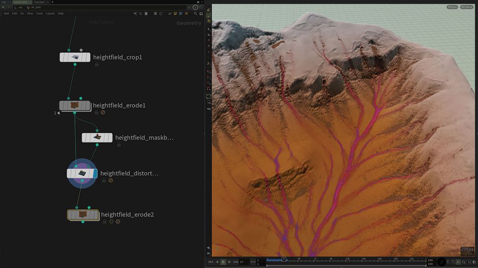 Build terrain in Houdini 17 | Creative Bloq
