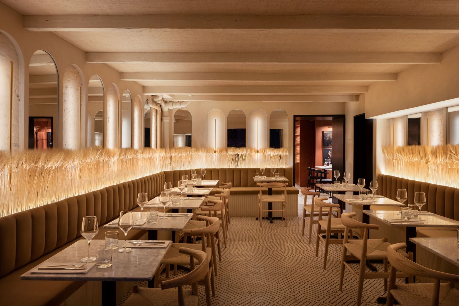 The Wesley’s interiors reflect its plant-forward menu | Wallpaper*