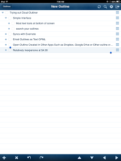 Need an Inexpensive Outliner App for Your iPad or iPhone? Try Cloud ...