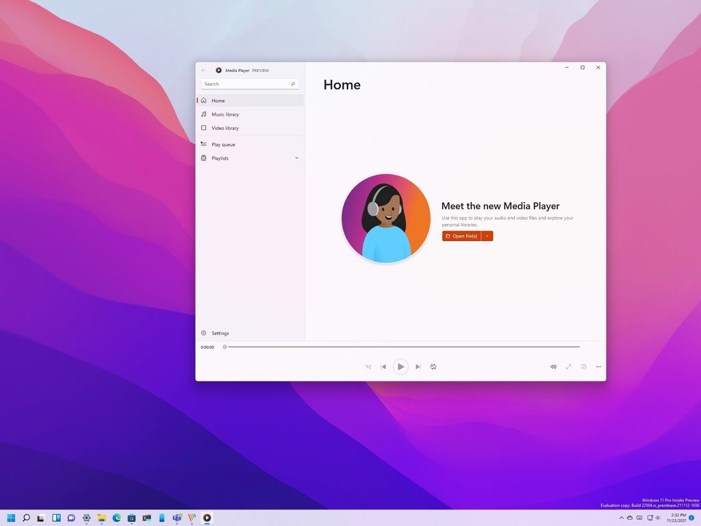 How to get started with the Media Player app on Windows 11 (preview ...