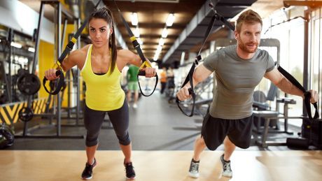 Do This TRX And Sandbag Workout For A Quick Full-Body Blast | Coach