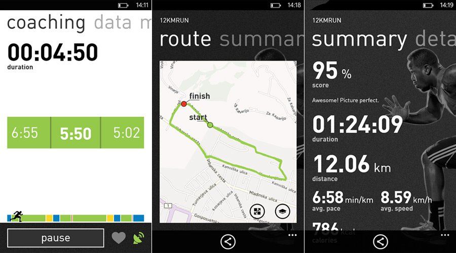 Adidas miCoach for Windows Phone updated with Stride Sensor support ...