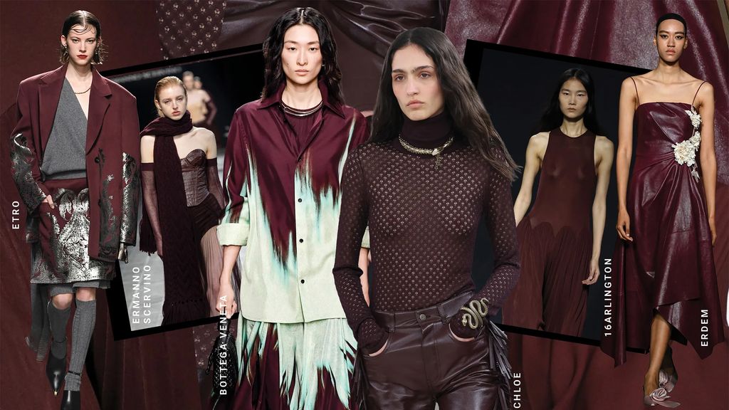 How To Wear The Burgundy Trend for Autumn/Winter 2024 | Marie Claire UK