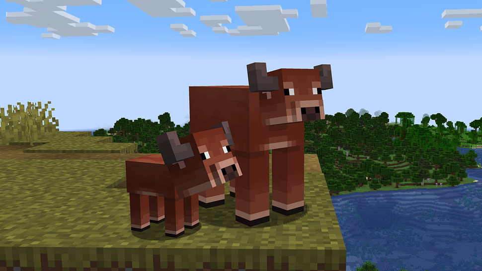 We're getting a warm and a cold cow in Minecraft, and even though it's ...