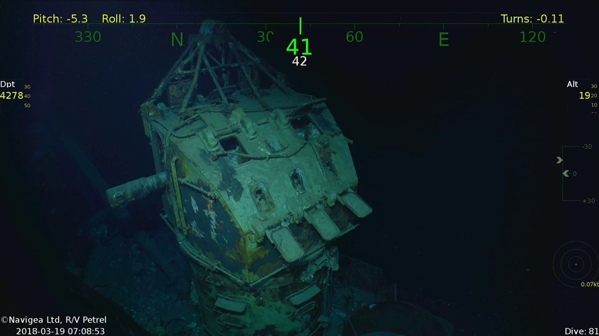 Photos: WWII Battleship 'USS Juneau' Discovered | Live Science